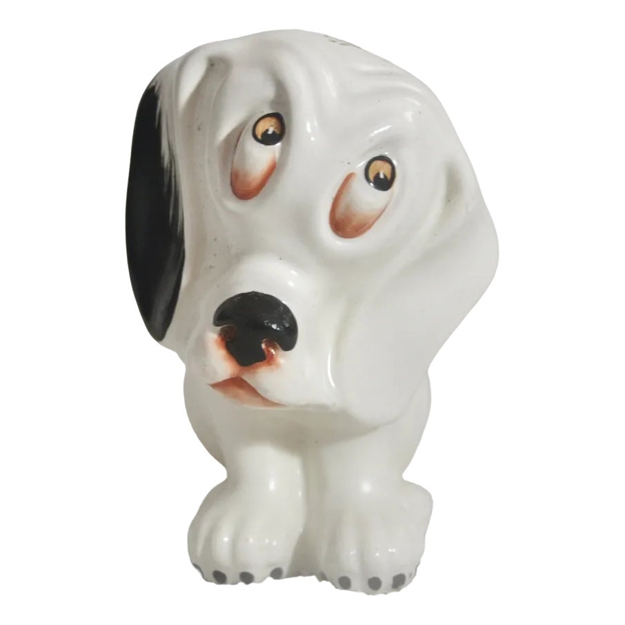 Dog from Crown Devon, 1960s | Chairish