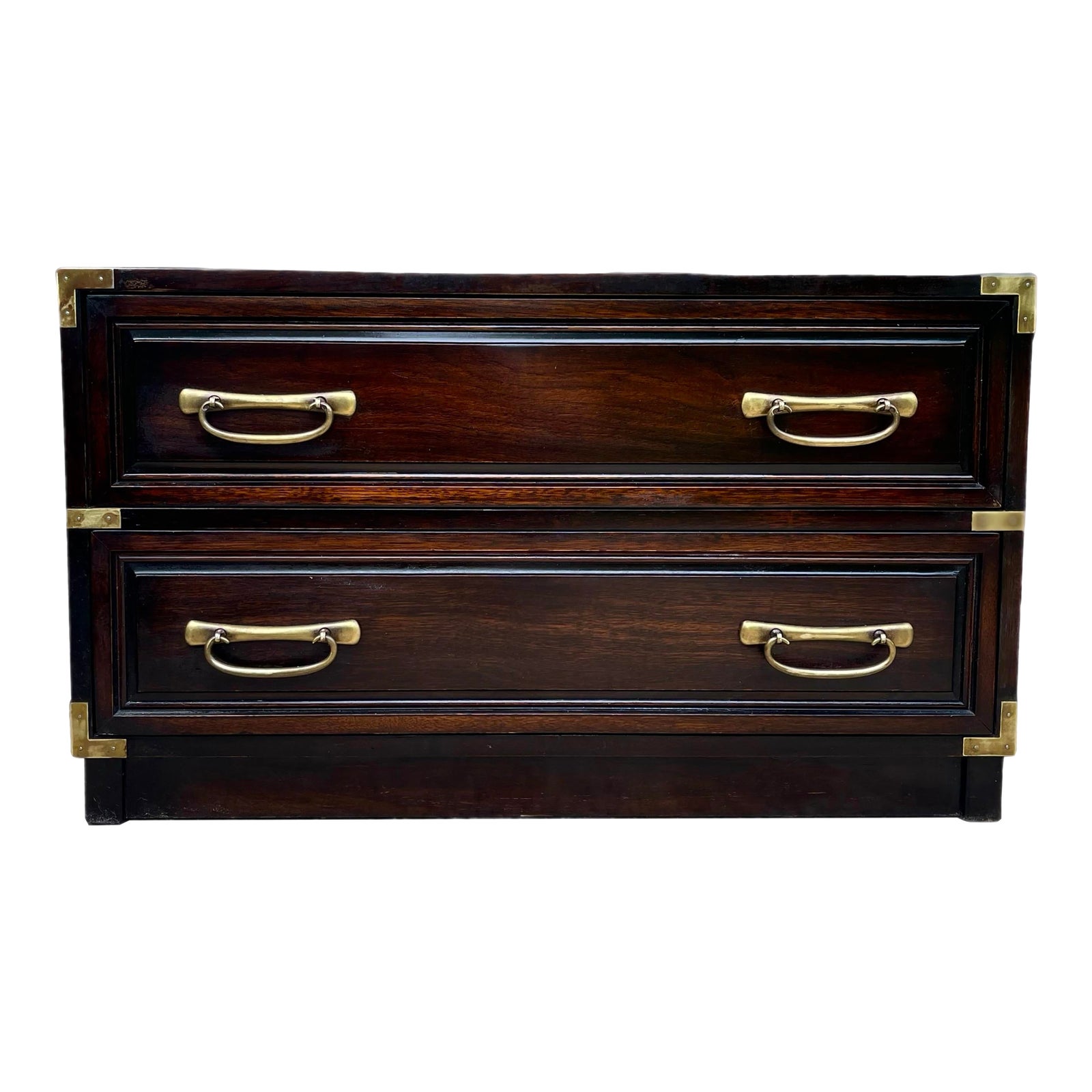 American of Martinsville Modern Campaign Chest | Chairish