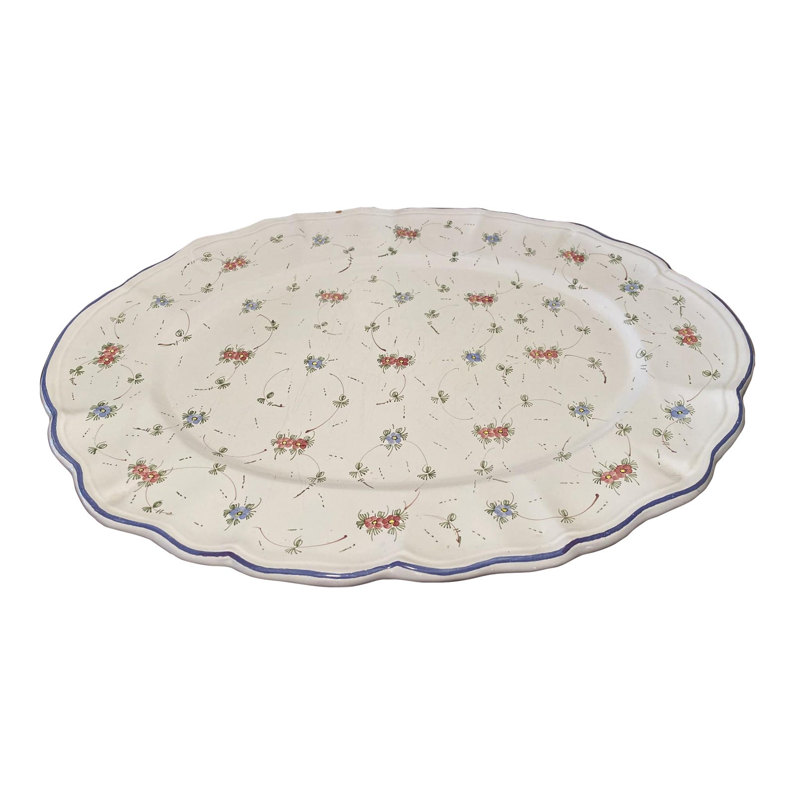 Vintage Castelli L Pardi Cottura Italian Hand-Painted Wall Hanging ...