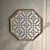 Oriental Raw Wood Octagonal Flower Geometric Pattern Wall Panel Ws4010 ...