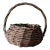 Vintage Rustic Wicker Basket | Chairish