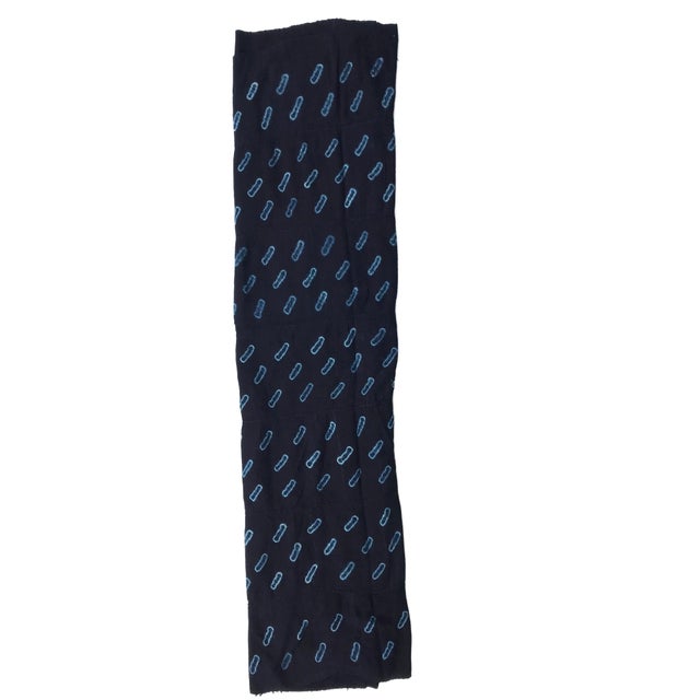 Weaving Mali Indigo Mud Cloth Textile | Chairish