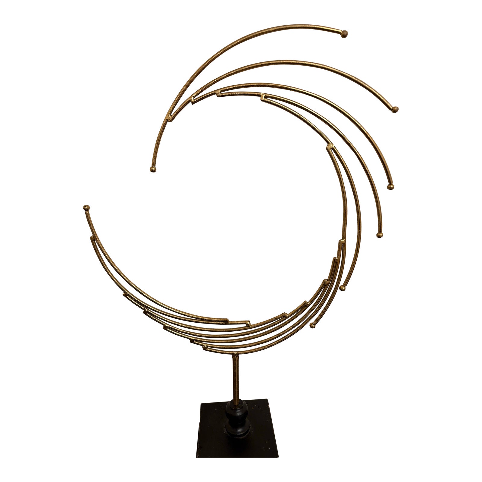Spiral Piece of Art Representing a Portal Opening | Chairish