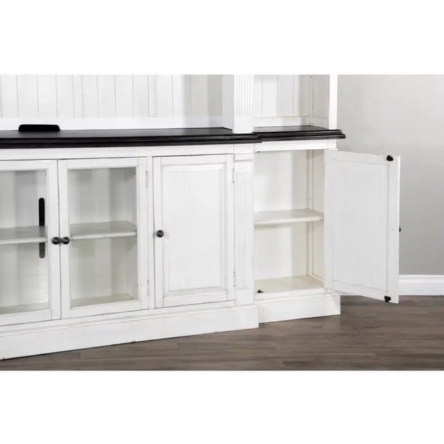 Entertainment Wall Unit Tv Stand Media Console White | Chairish