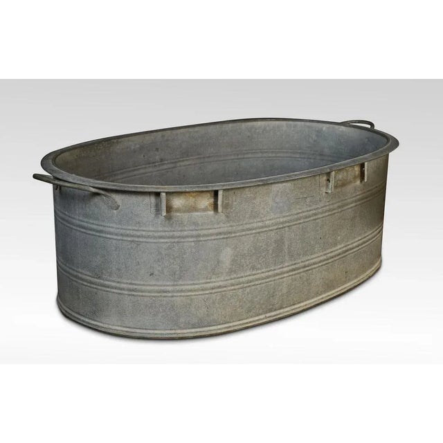 Galvanised Tin Bath | Chairish