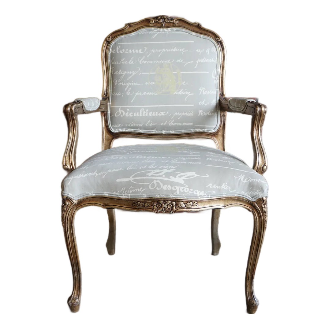 French Style Arm Chair | Chairish