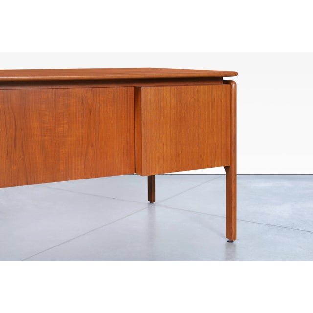 1960s Danish Modern Teak Desk by Danflex | Chairish