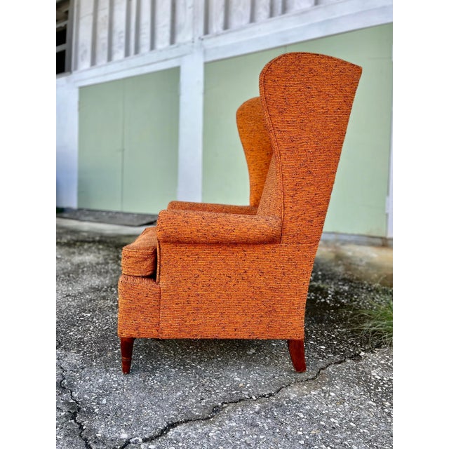 Highboy Wingback Lounge Chair or Side Chair | Chairish