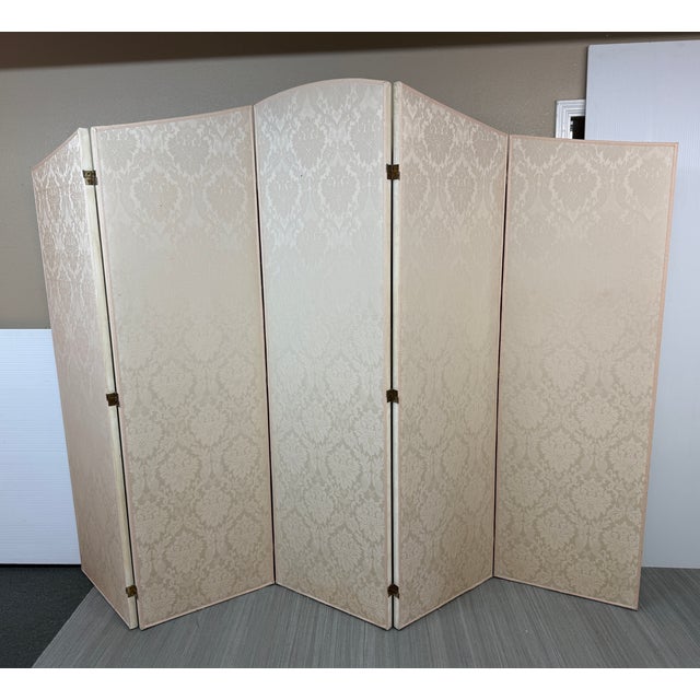 Custom Circa 1734 Plan De Paris Map Five Panel Wall Divider | Chairish