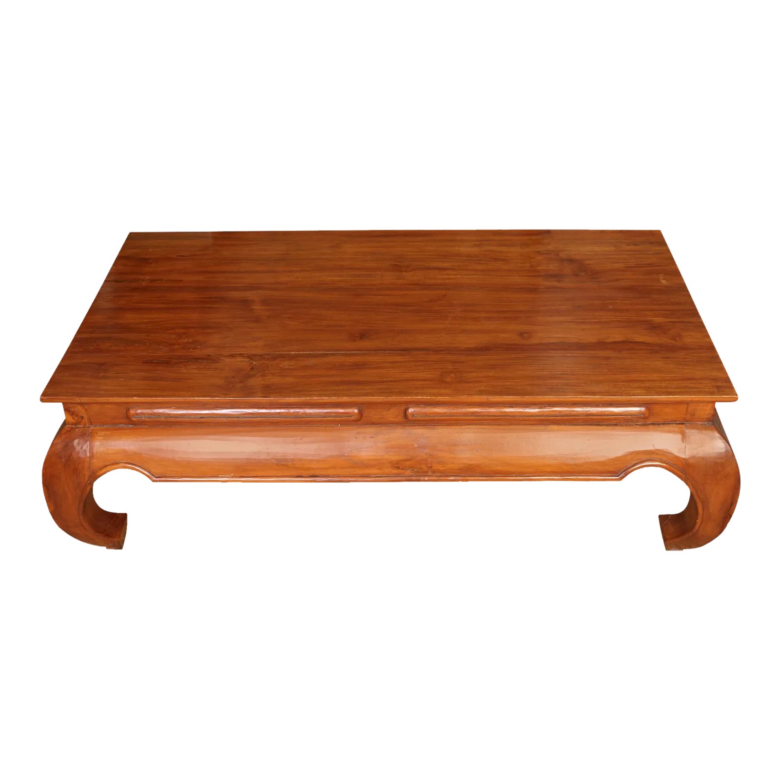 Ming Style Teak Coffee Table | Chairish