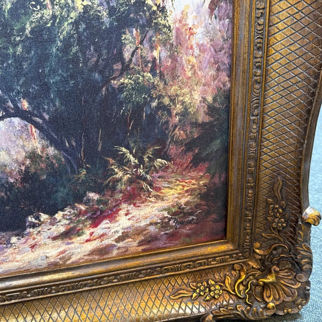 Malarz Peace River Sunset Reproduction Print in Ornate Gilt Frame ...