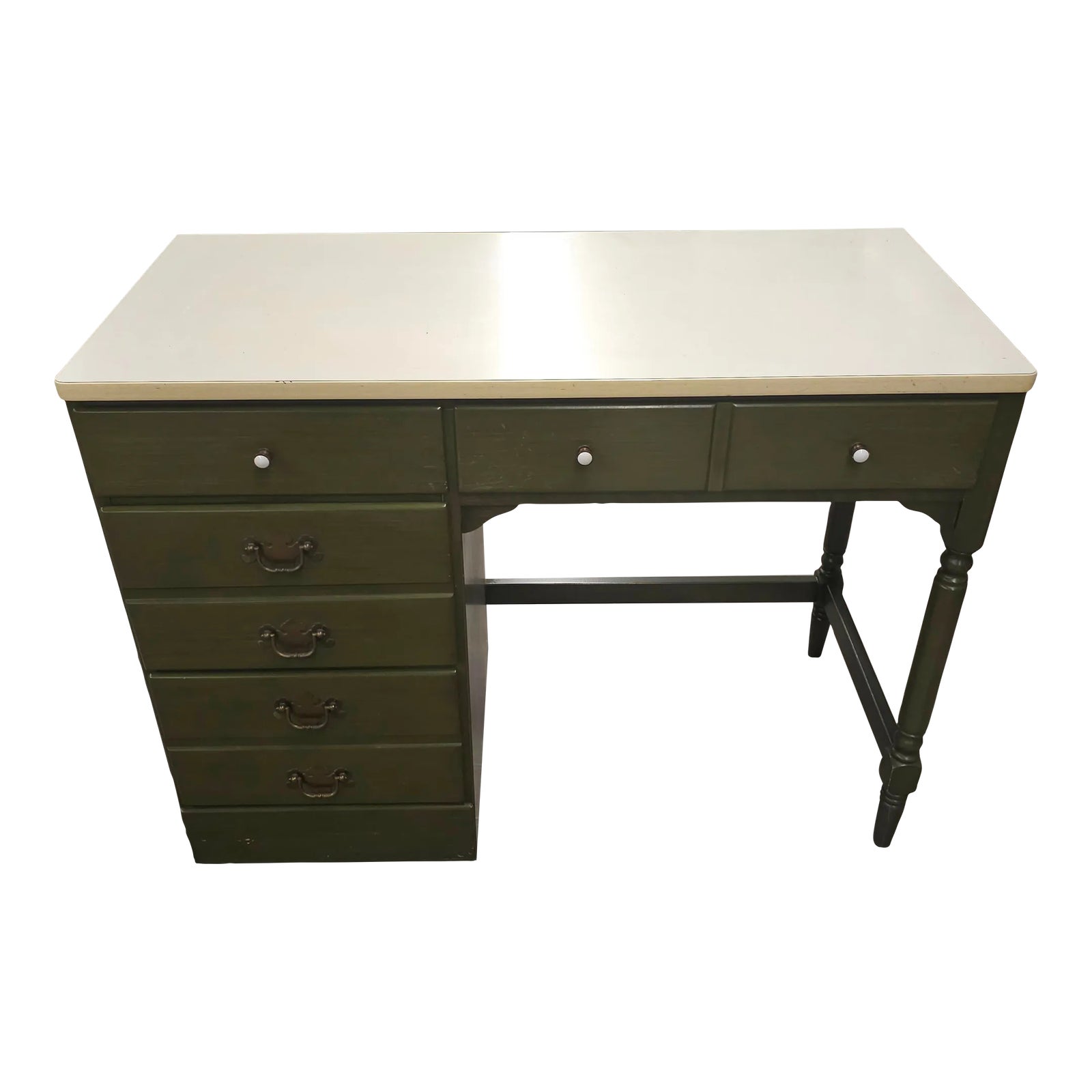 Ethan Allen American Traditional Student Writing Desk | Chairish