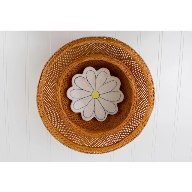 Mid 20th Century Vintage Pair of Nesting Baskets From China With a ...