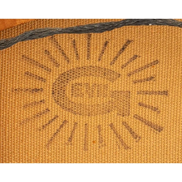 Mid-Century Modern Pierrot Clown Oil on Canvas | Chairish