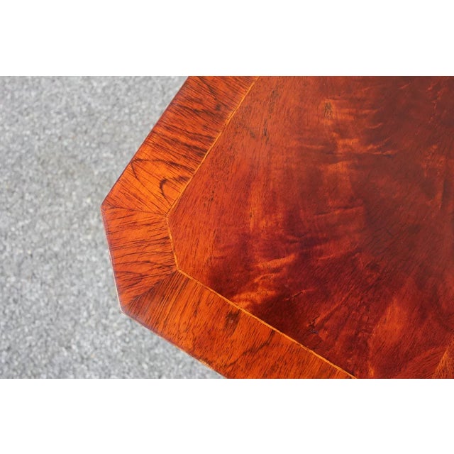 Inlaid Regency Style Mahogany Rosewood Entry Hallway Table With One ...