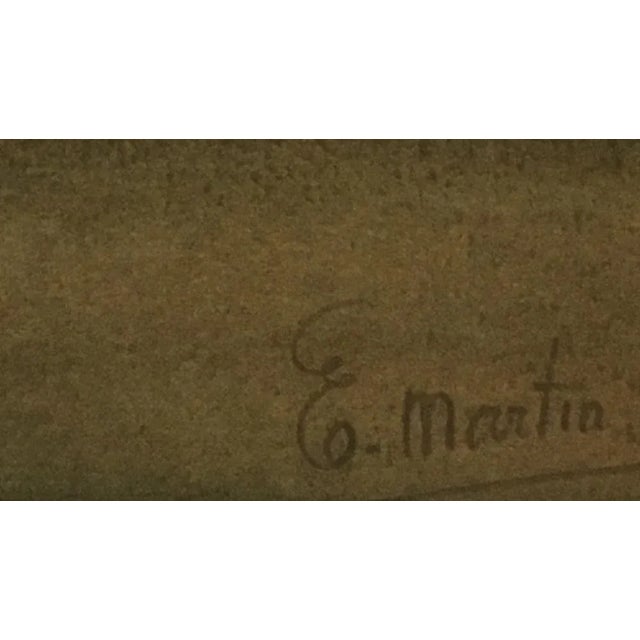 Eugène Louis Martin, Paysage, Watercolor on Paper, Framed | Chairish