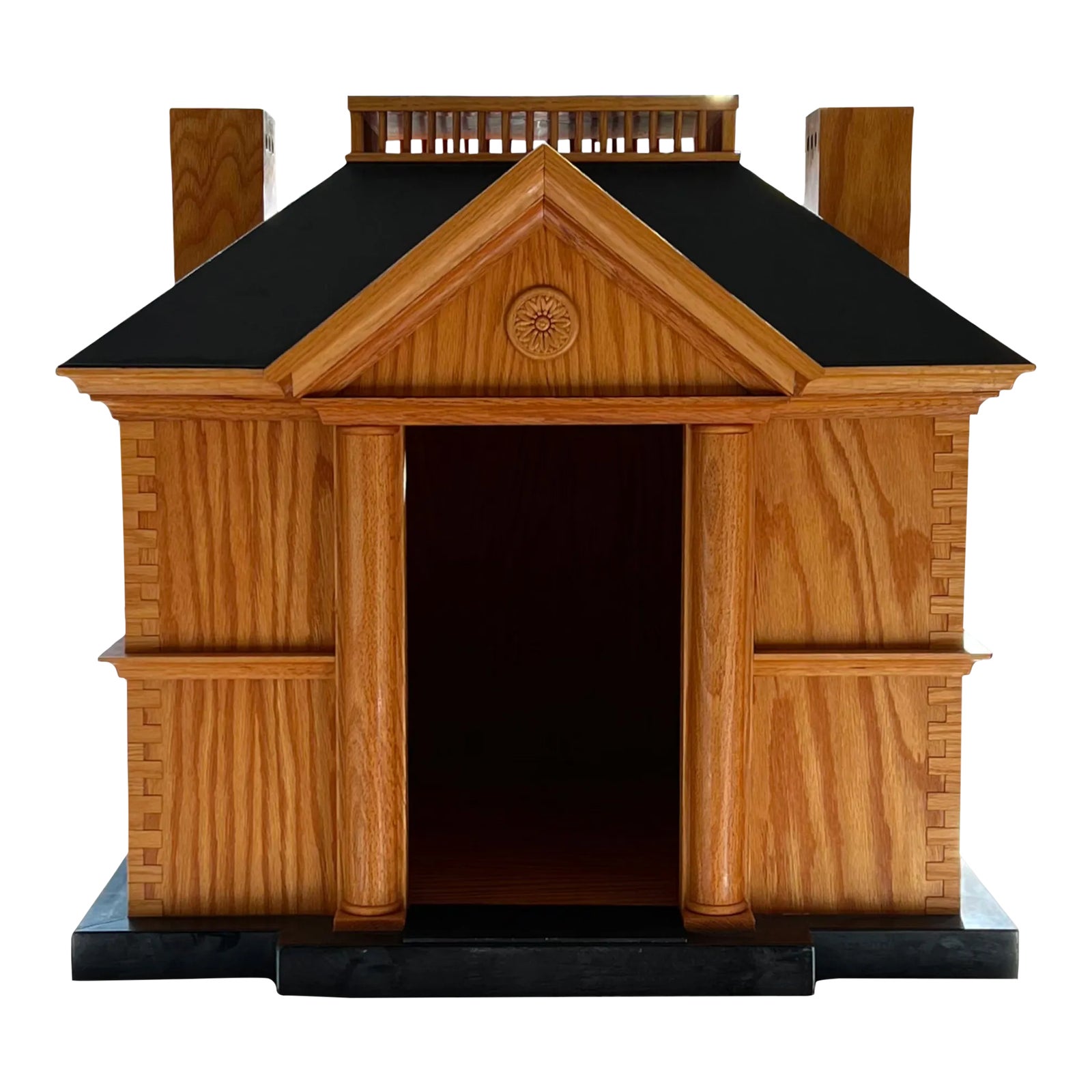 Architectural Palladian Dog House | Chairish