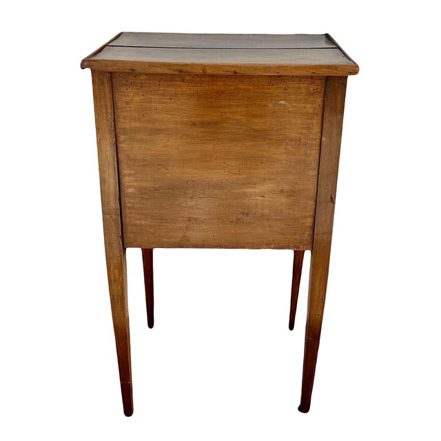 French Three Drawer Side Table | Chairish