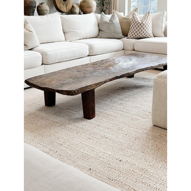 19th Century Huge Antique Naga nagaland Tribe Table | Chairish