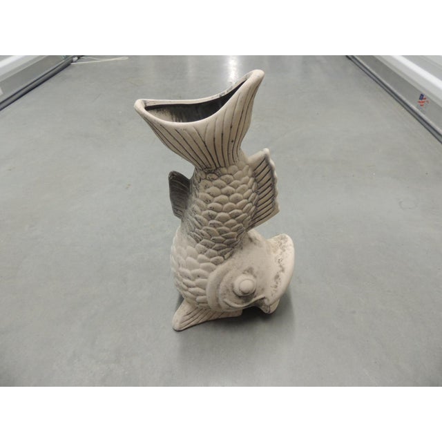 Free Standing Cast Concrete Garden Dolphin Sculpture | Chairish