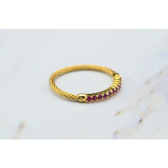 The Boykin: Signed Charriol Metallic Women's Laetitia Ruby Gold-tone ...