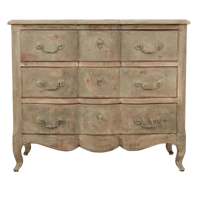 20th Century French Painted Commode | Chairish