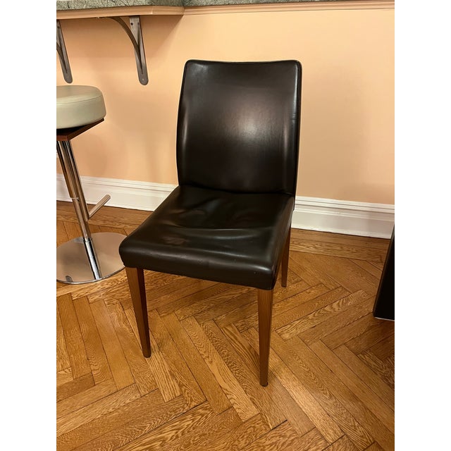 Poltrona Frau Dining Chairs - Set of 6 | Chairish