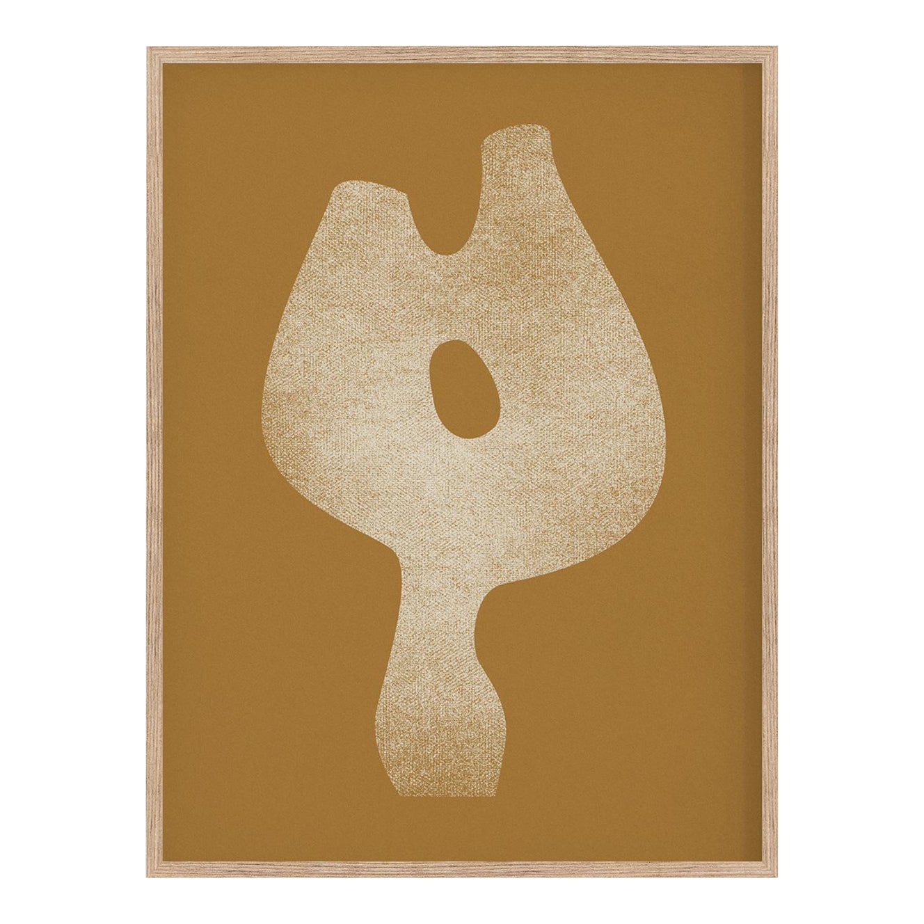 Contemporary Abstract Figure Giclee Print | Chairish