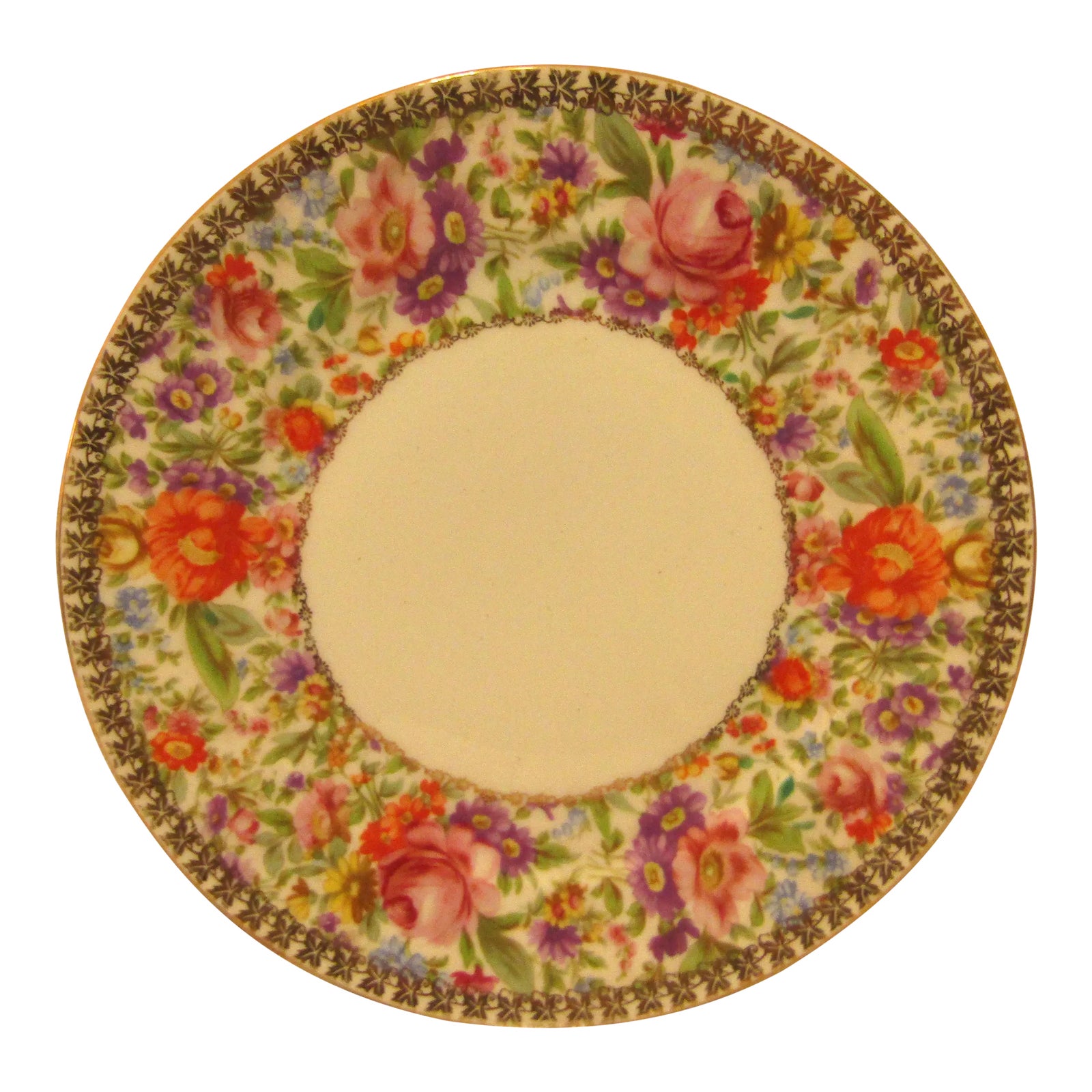 Antique Rosenthal Bavaria Floral With Gold Accent Porcelain Dinner ...