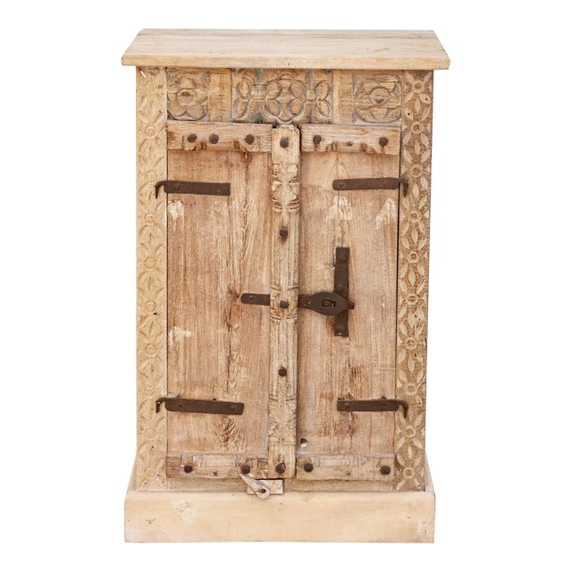 Small Rustic Farmhouse Cabinet | Chairish