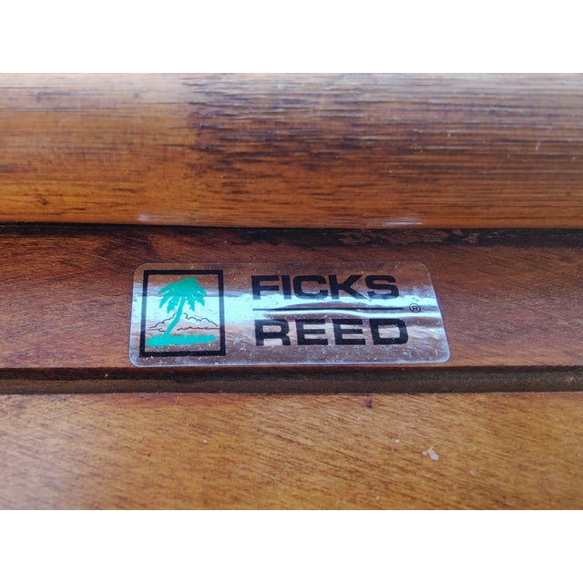 Mid 20th Century Ficks Reed Boho Chic Bamboo Lounge Chairs - a Pair ...