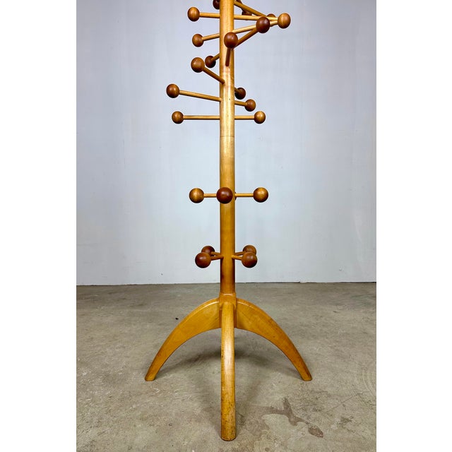 1970’s Scandinavian Style Double Helix Hat & Coat Tree | Chairish