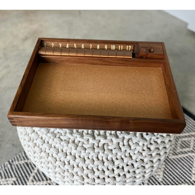 Vintage Abercrombie & Fitch Walnut "Shut the Box" Clapper Game Board ...