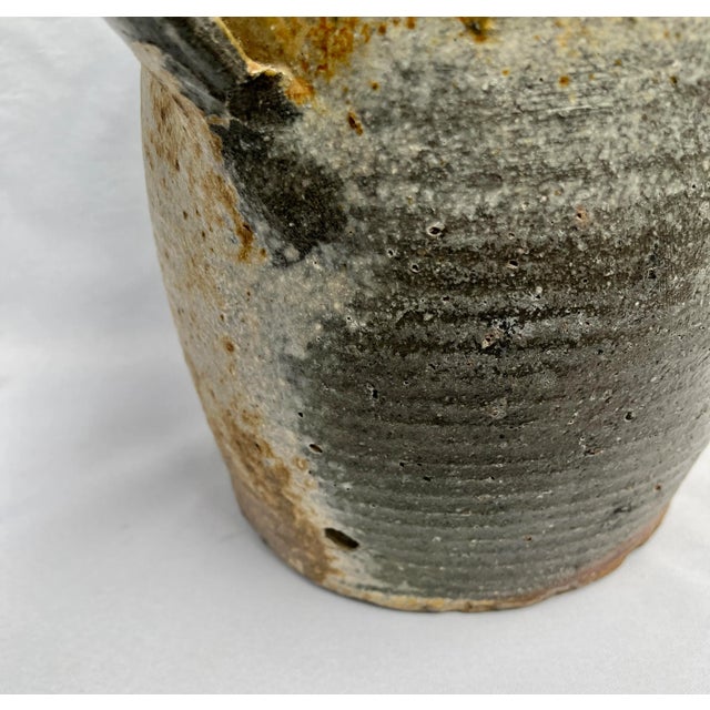 Antique French Handcrafted Pottery Pitcher | Chairish