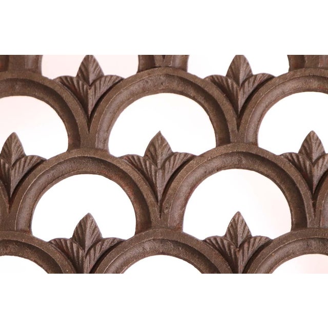 Repurposed Cast Iron Ventilation Grill Side Table | Chairish