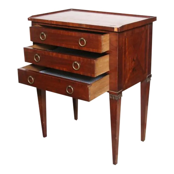 Three-Drawer End Table | Chairish