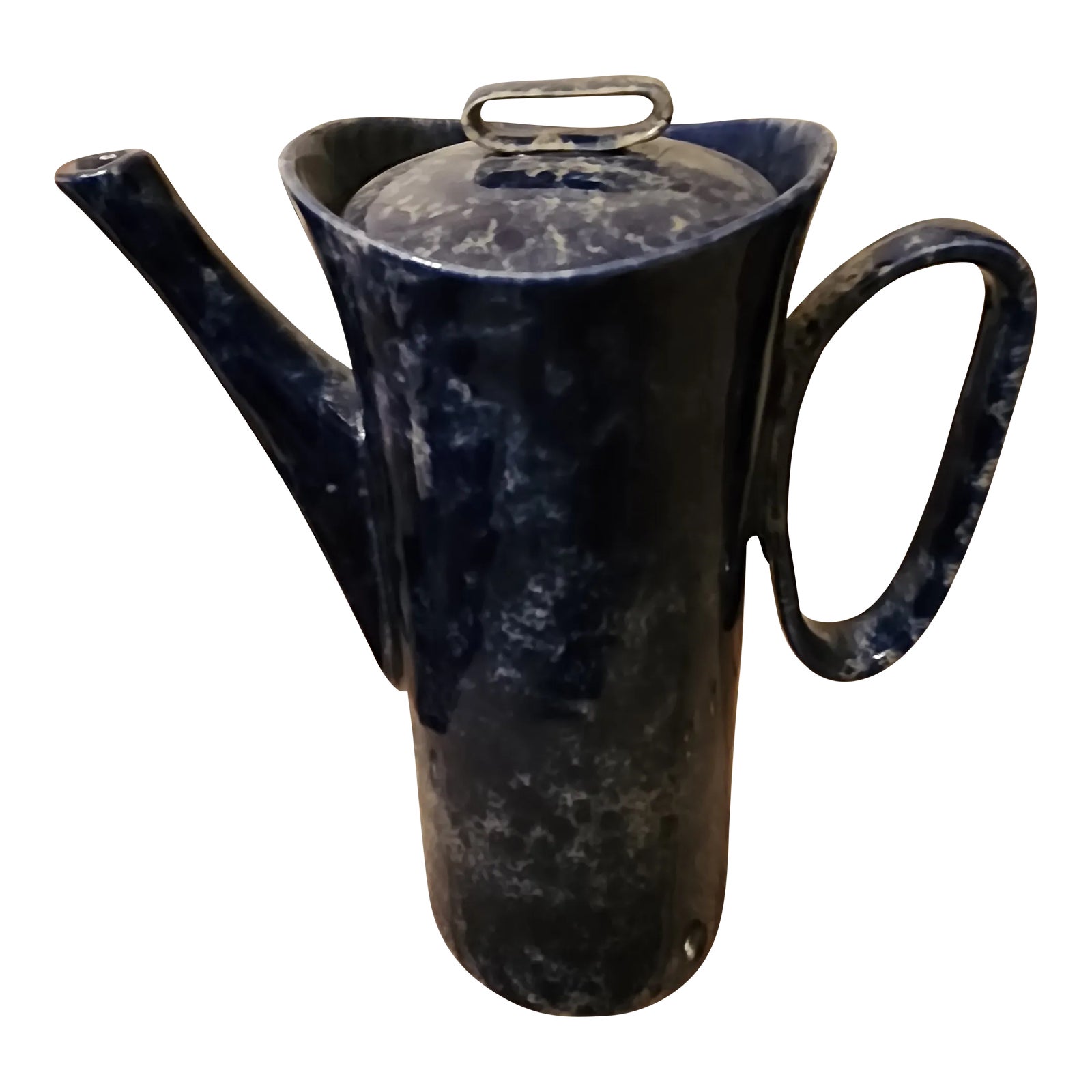 Bennington Pottery Yusuke Aida Blue Agate Teapot | Chairish
