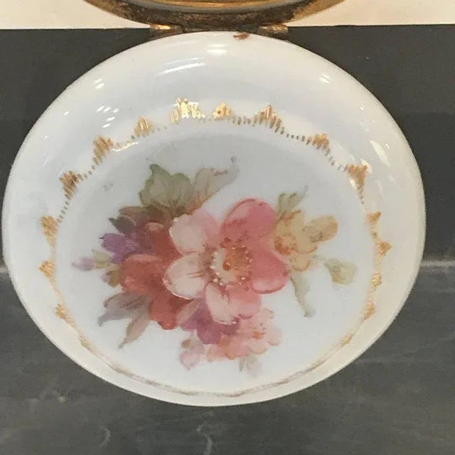 Kpm Shell and Flower Motif Cabinet or Patch Box | Chairish