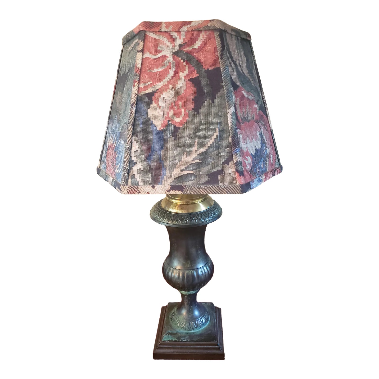 Vintage Mid 20th Century Wildwood Bronze Urn Trophy Lamp | Chairish