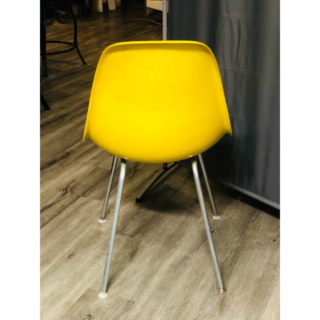 1950s Early Edition Herman Miller Eames Lemon Yellow Fiberglass Shell ...