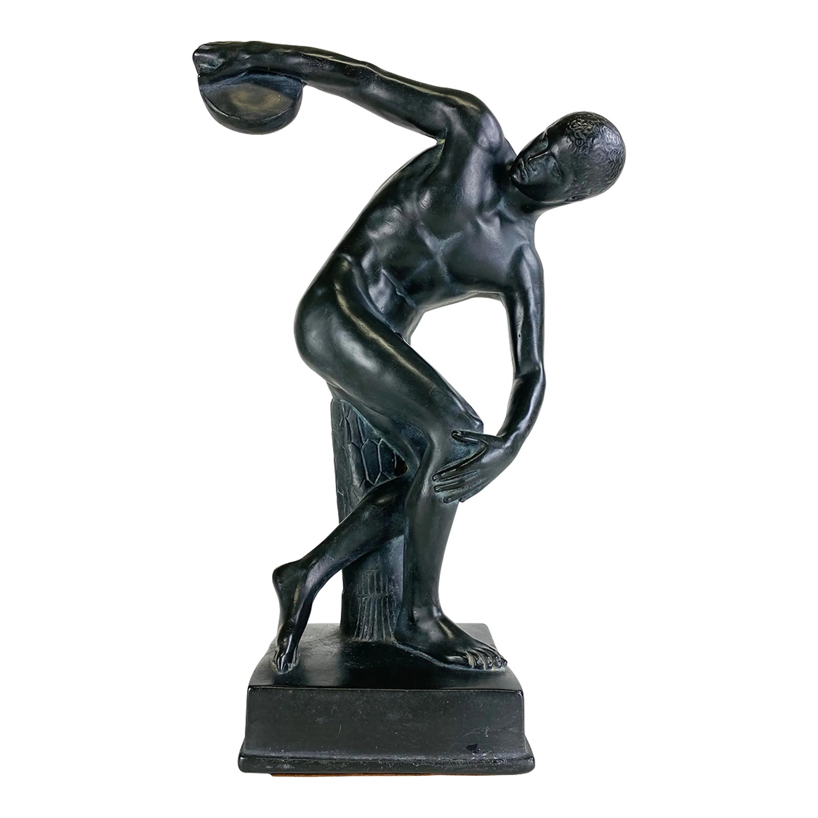 Handsome Mid-Century Vintage Greco Roman Male Figurative Sculpture ...