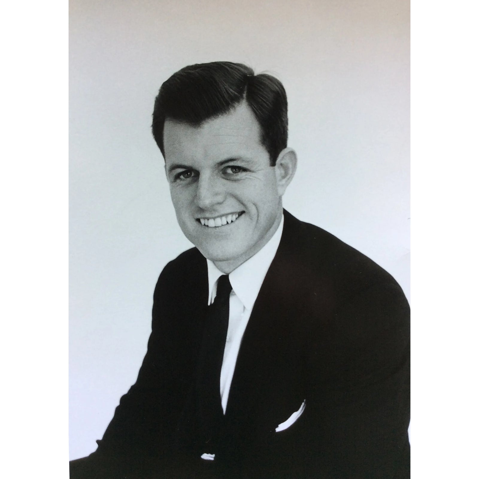 Original Ted Kennedy Photograph by Jacques Lowe Stamped | Chairish