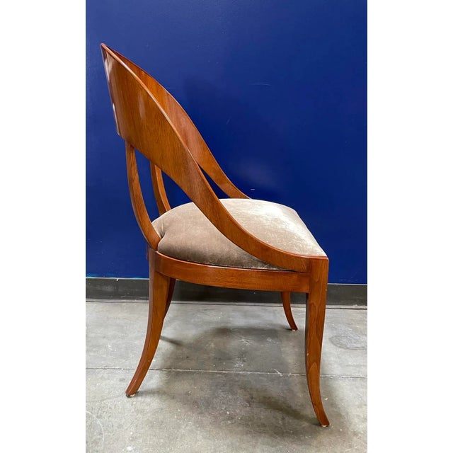 Rose Tarlow Celtic Cloth Upholstered & Walnut Rebecca Chair From the ...