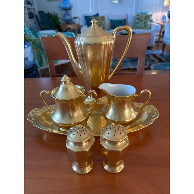 Antique & Vintage 25 Piece Pickard 1930’s 22k Gold Hand-Painted China ...