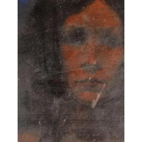 Portrait of a Woman, 20th Century, Crayon | Chairish