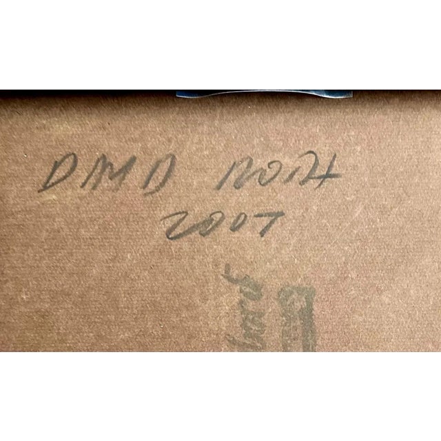 Early 21st Century "Motif in Dots" Original Acrylic Painting on ...