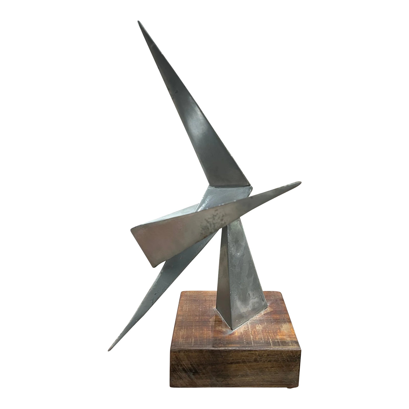 1970s Vintage Dimensional Abstract Sculpture | Chairish