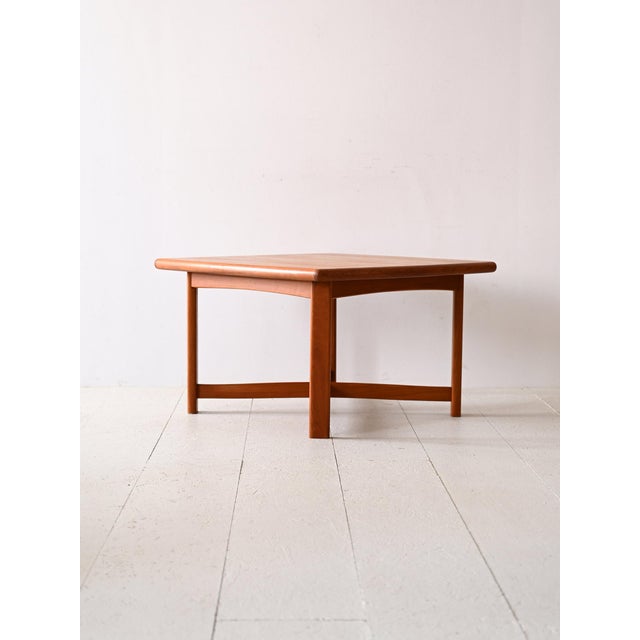 1960s Square Teak Coffee Table Made in Denmark | Chairish