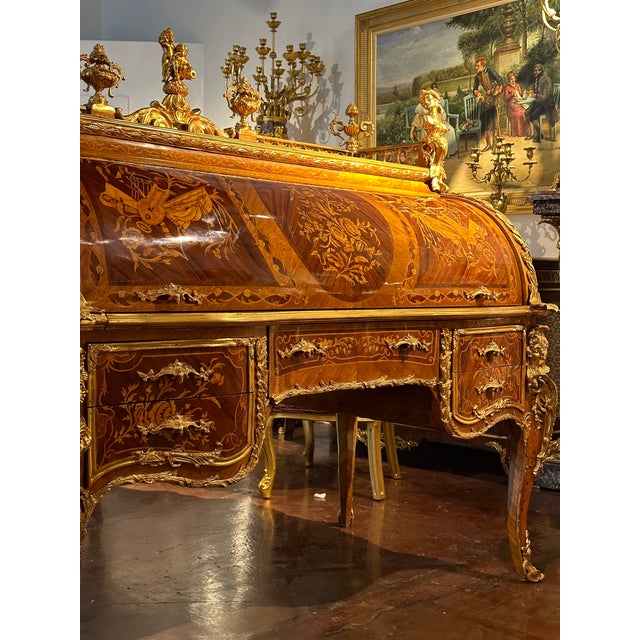 King Louis XV’s Royal Grand Roll-Top Secretary Desk Le Bureau Du Roi ...