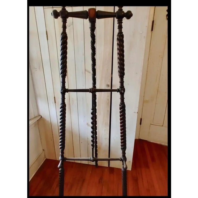 Late 19th Century Victorian Turned Walnut Artists Claw Foot Easel ...